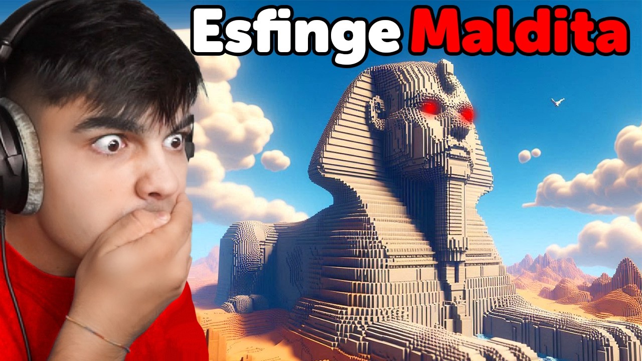 Exploré la Esfinge Maldita de Minecraft que es Real - YouTube