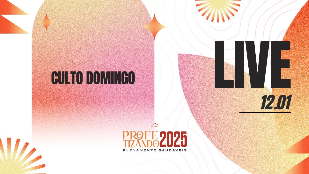CULTO DOMINGO - 12/01/2024 - AP JORGE RABELO - YouTube
