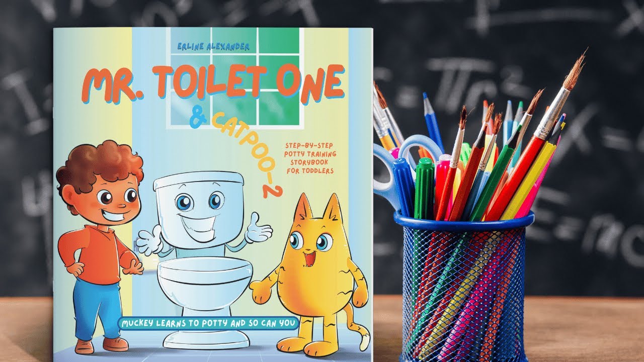 LEARN HOW To POTTY TRAIN YOUR TODDLER with 📙 MR. TOILET ONE CATPOO-2 😊 ...
