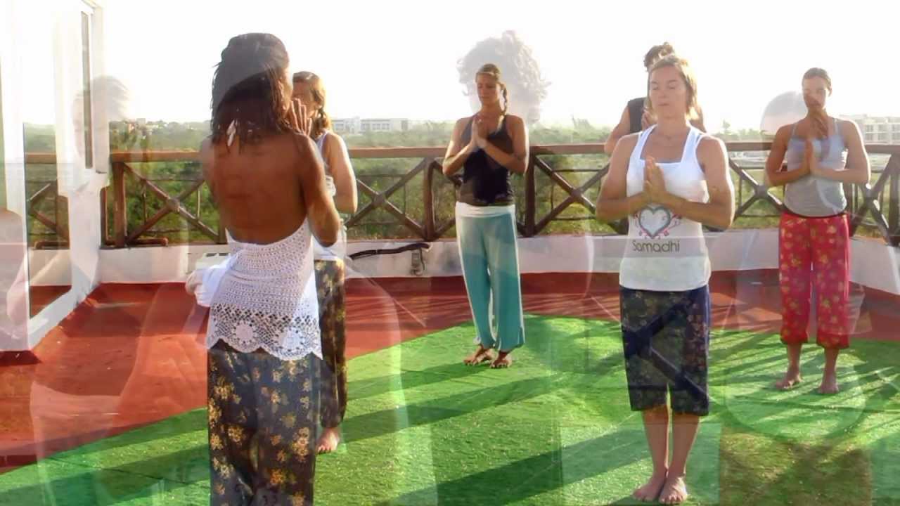 Yoga session experiment part II - YouTube