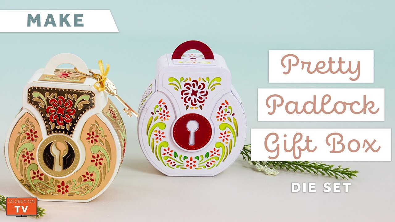 Karen Demonstrates How to Assemble the Pretty Padlock Gift Box | Tonic ...