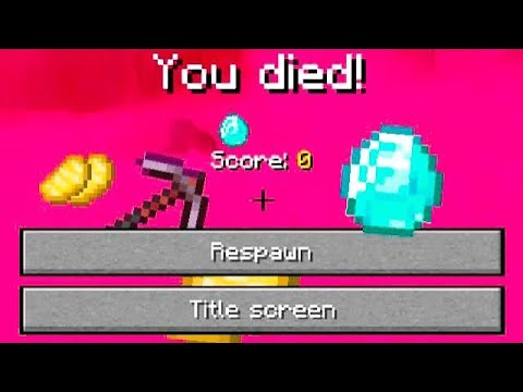 You Died Minecraft MEME - Minecraft - YouTube