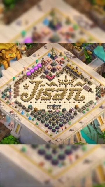coc base art//name base design#coc #clashofclans #gaming #shorts - YouTube