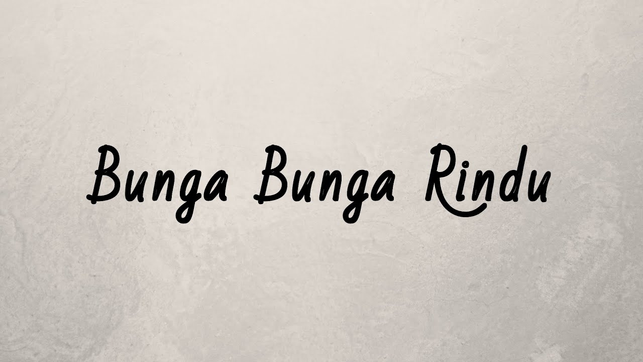 Bunga-Bunga Rindu - Dian Piesesha (Cover by Dikz Madya Lyric) - YouTube
