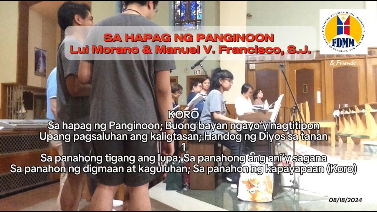SA HAPAG NG PANGINOON by Lui Morano & Manuel V. Francisco, S.J. - with ...