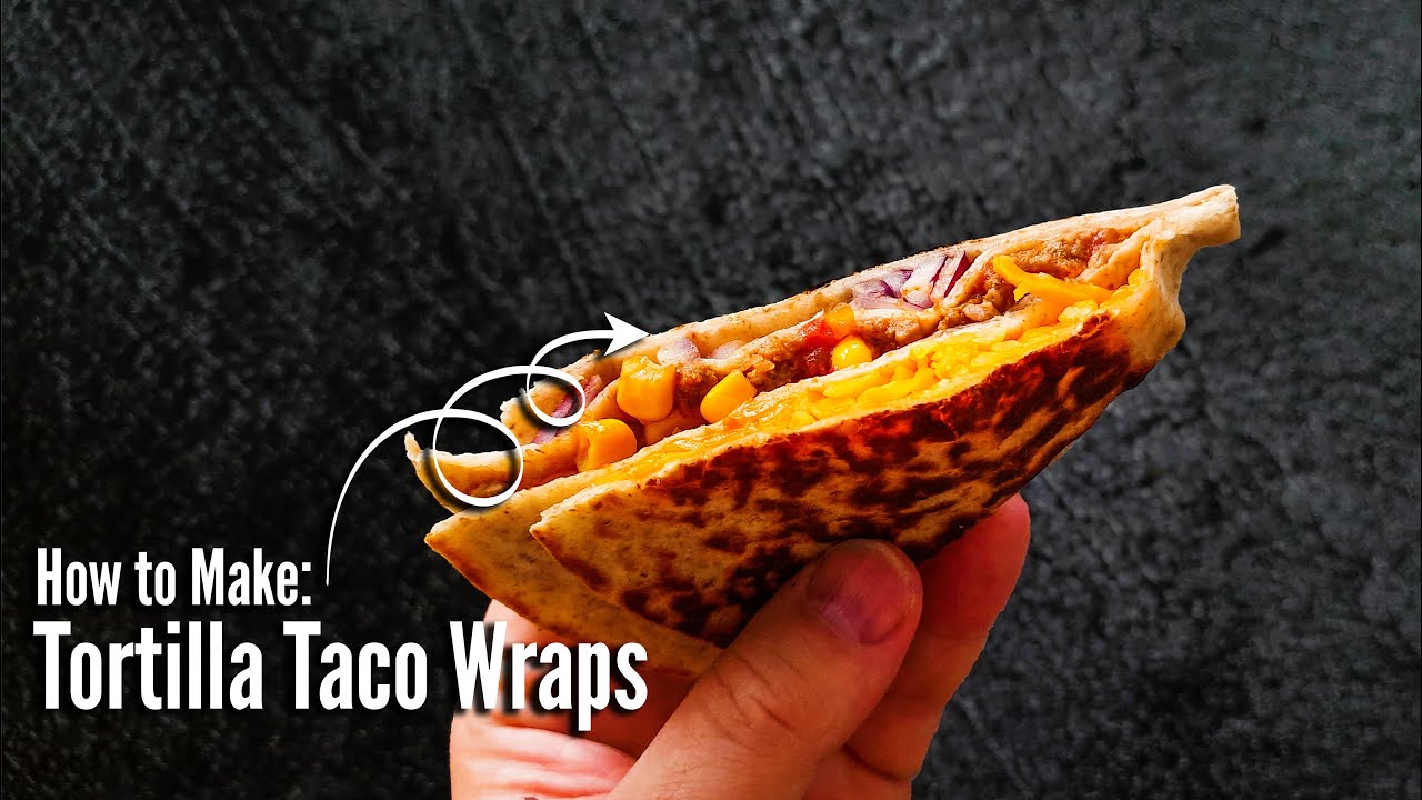 The Best Pan Fried Tortilla Taco Wraps - YouTube