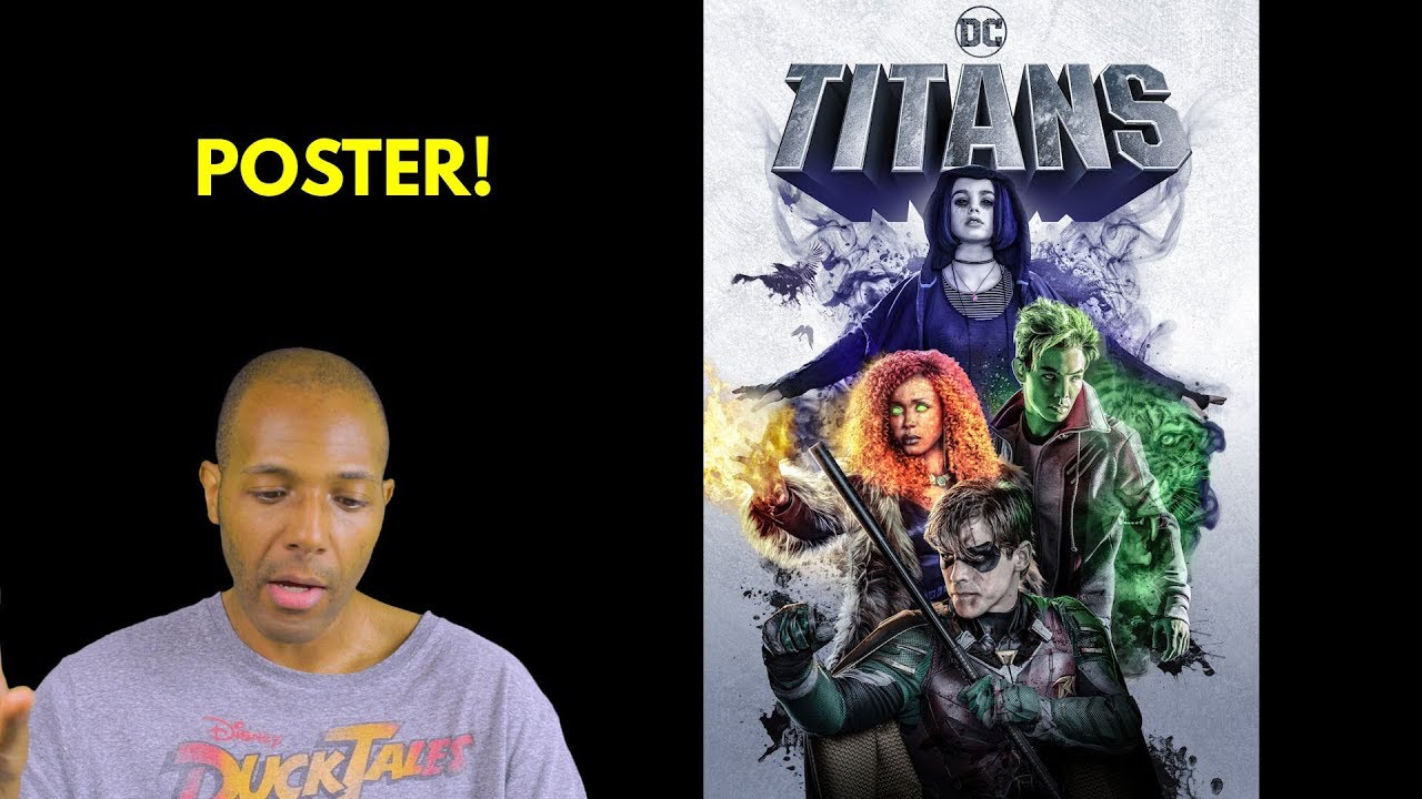 The New Titans TV Show Poster Looks Like a Comic Book Cover! - YouTube