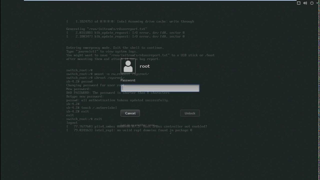 Breaking Root User s Password In Linux CentOS 7 YouTube breaking-root-user-s-password-in-linux-centos-7-youtube