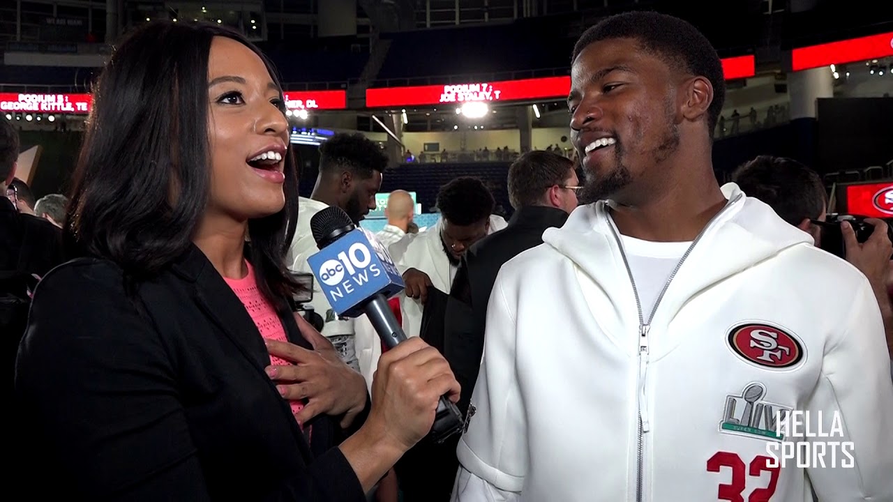 Super Bowl LIV Opening Night | San Francisco 49ers CB DJ Reed - YouTube