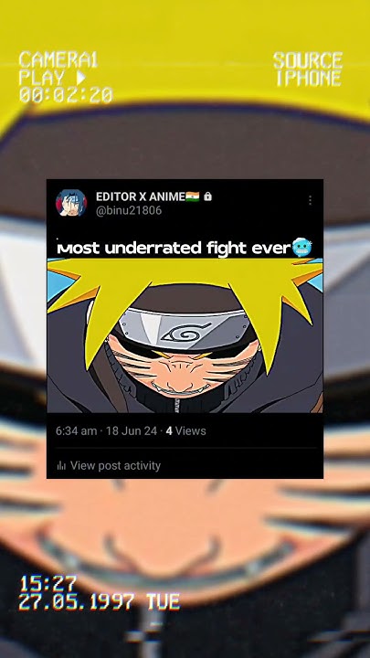 most underrated fight ever 🥶 #naruto - YouTube
