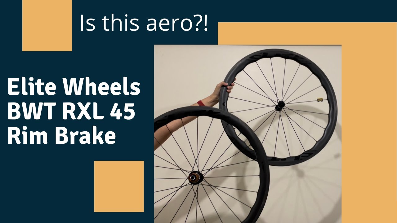 Elite Wheels Carbon Wheelset BWT RXL 45 Rim Brake - YouTube