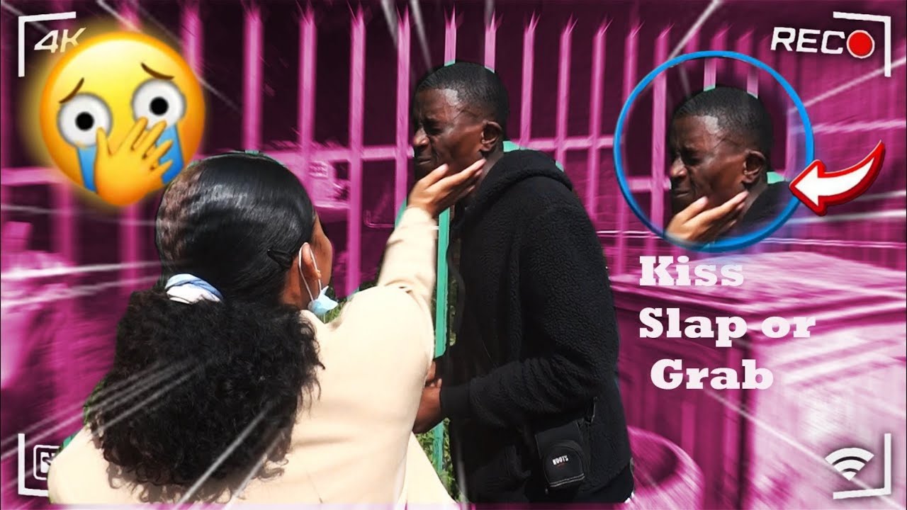 KISS,SLAP OR GRAB SCHOOL EDITION #KISSORSLAP #publicinterview - YouTube