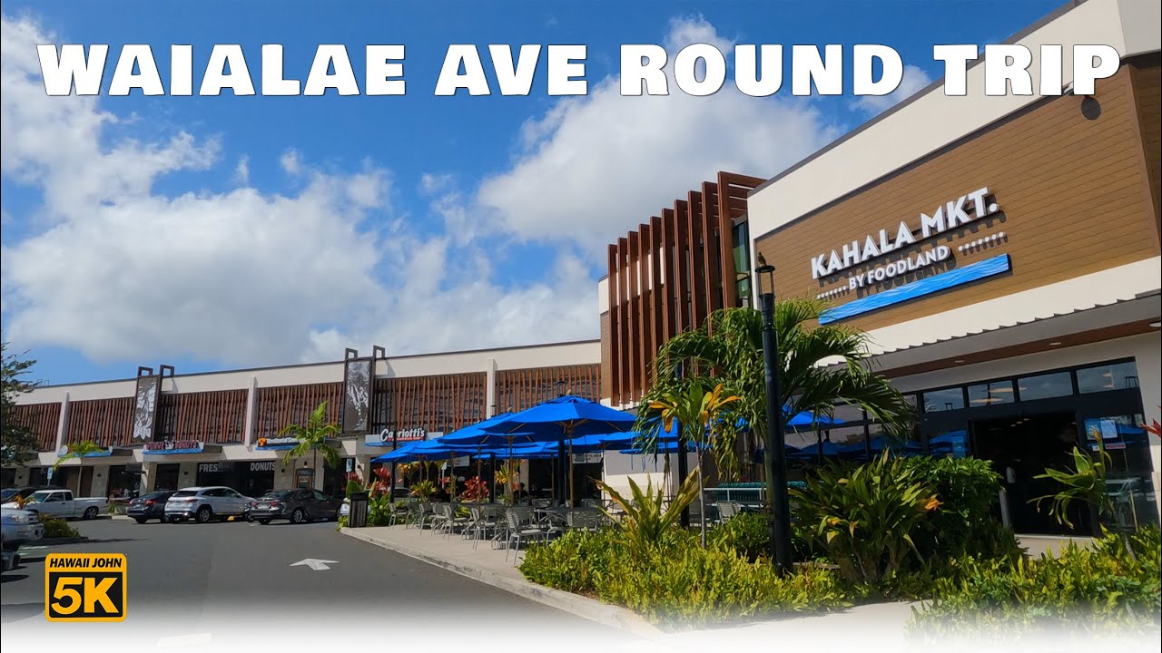 WAIALAE AVE ROUND TRIP 🌈 Kaimuki, Kahala 🌴 Hawaii 5K - YouTube