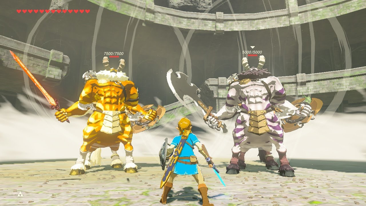 6th anniversary of BotW | Defeating six Lynels (two Lynels at once ...