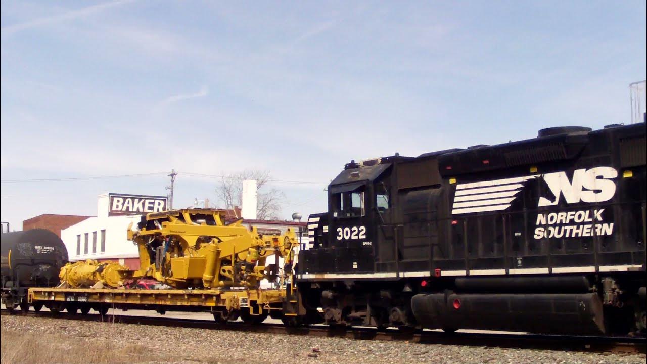 NS 32N @ LOGANSPORT, IN 3 30 21 NS 1830 NS 9580 NS 3022 NS 4260DPU - YouTube