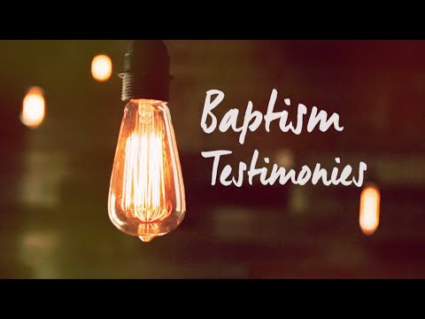 Baptism Testimonies at UCC: May 8, 2016 - YouTube