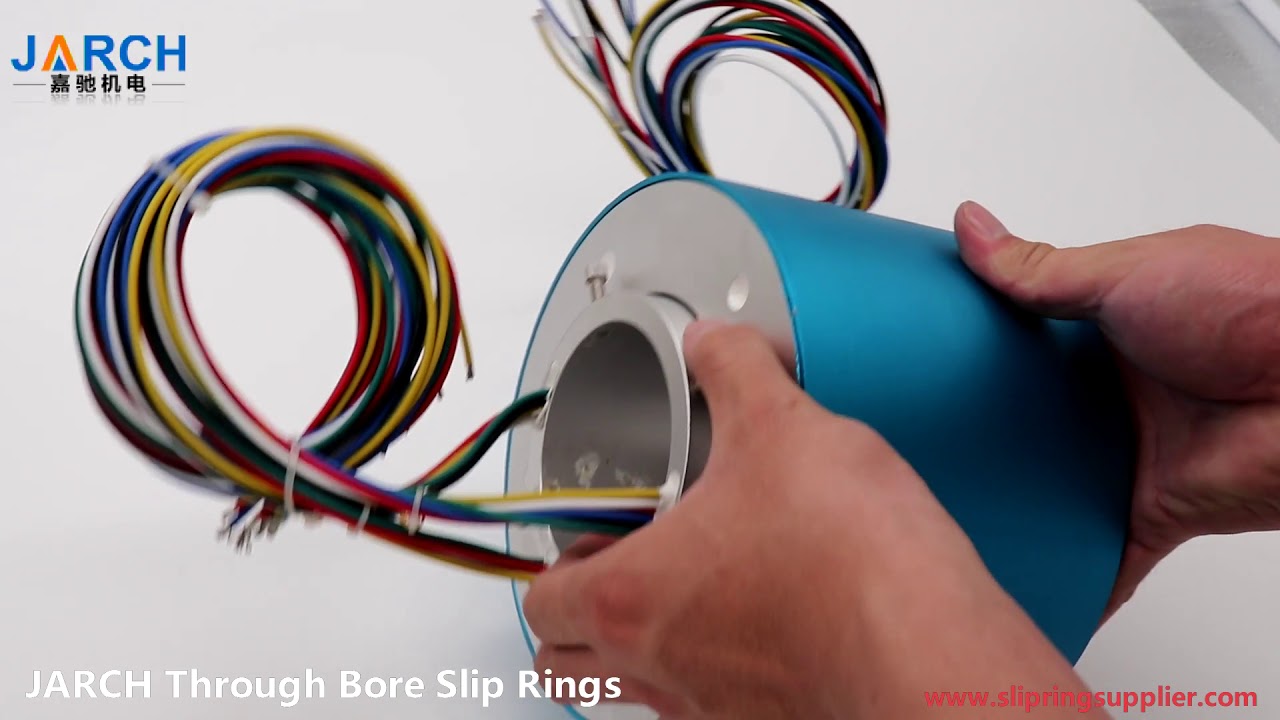 JARCH Through Bore Slip Rings - YouTube