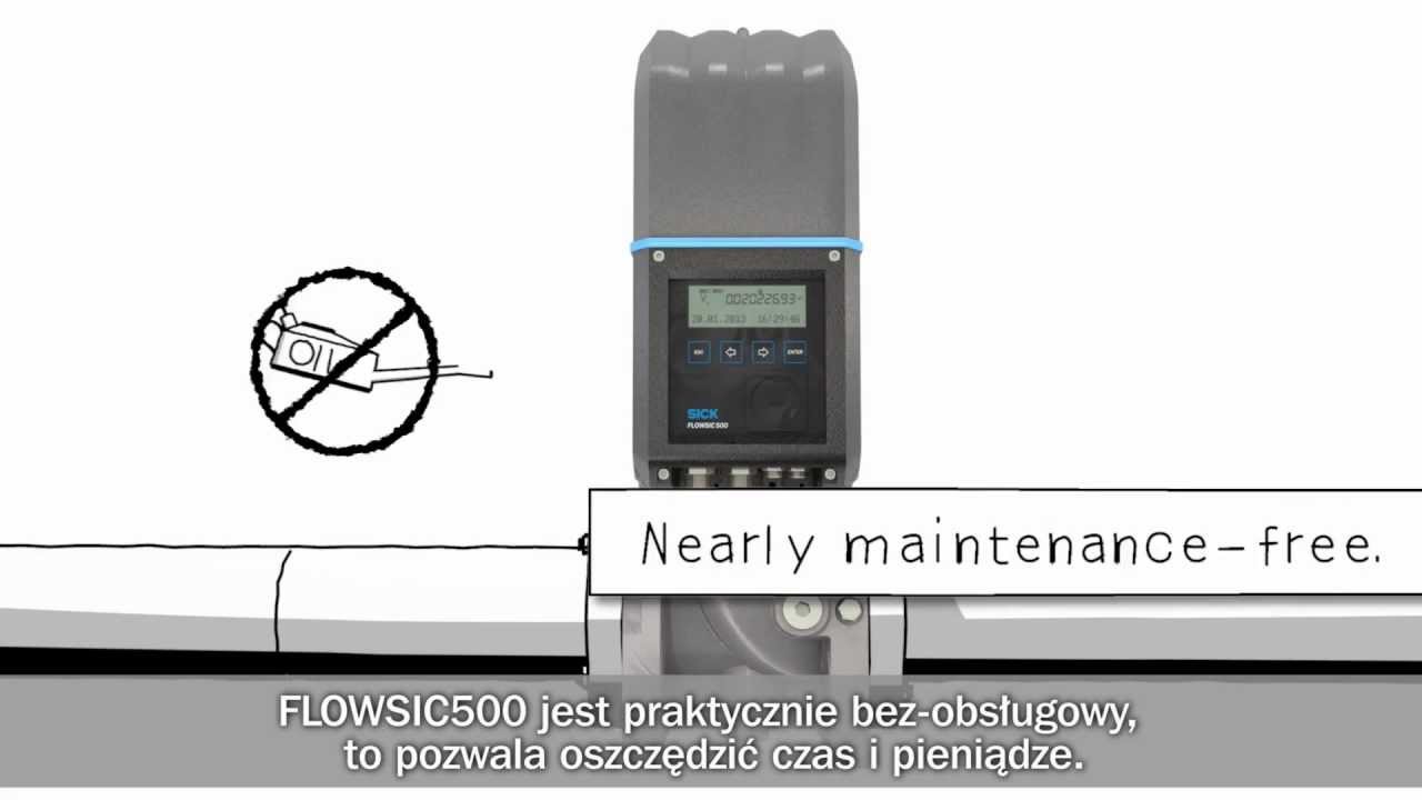 Flowsic 500 - gazomierz ultradźwiękowy od SICK - YouTube