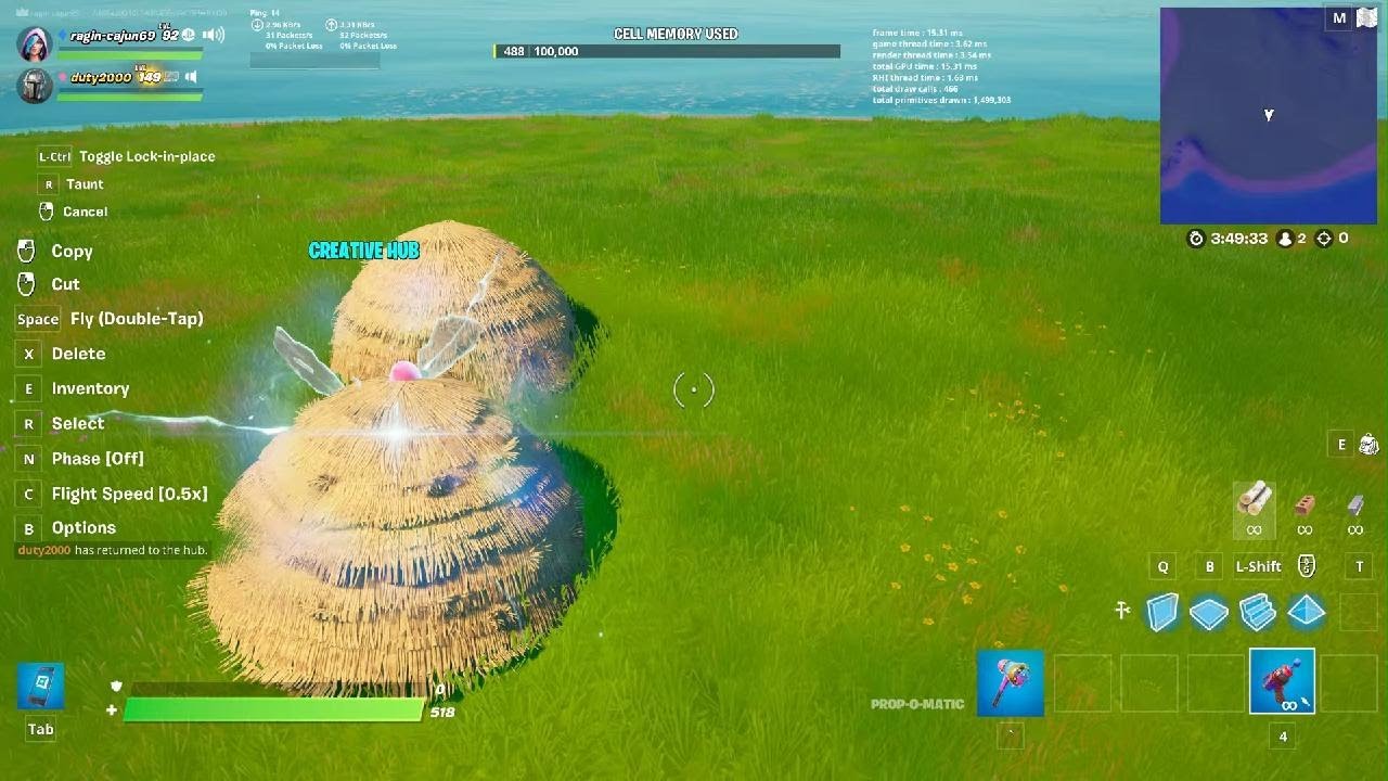 how to become invisible in Fortnite creative - YouTube