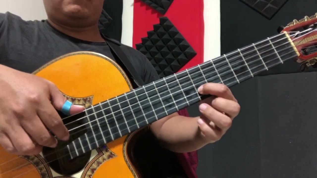 Tutorial - El carmín de tus labios en requinto completo - YouTube