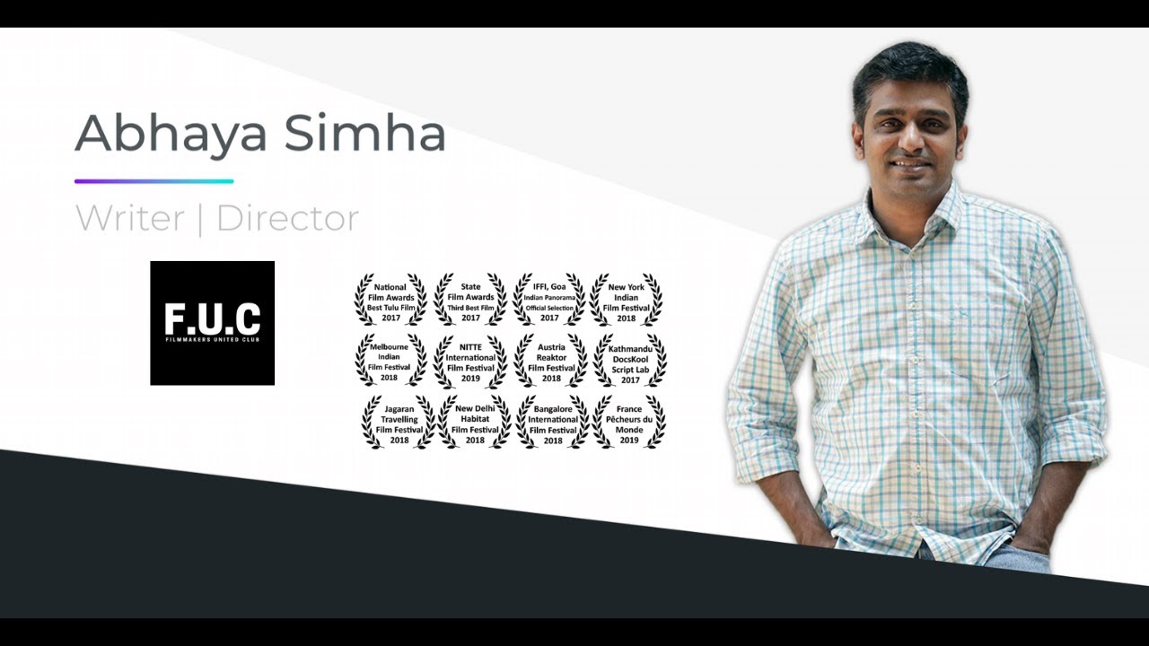 Abhaya Simha intro | F.U.C | A Film Club - YouTube