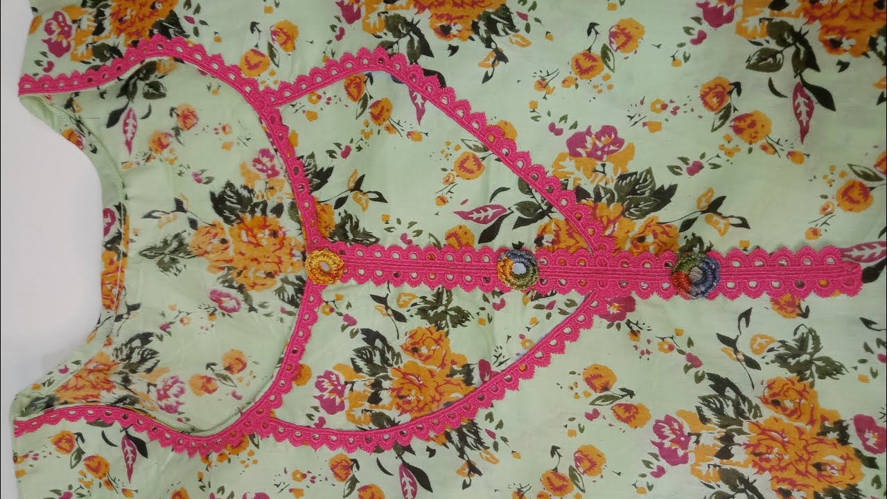 gale k stylish desigh #new gala design with lace and mirror - YouTube