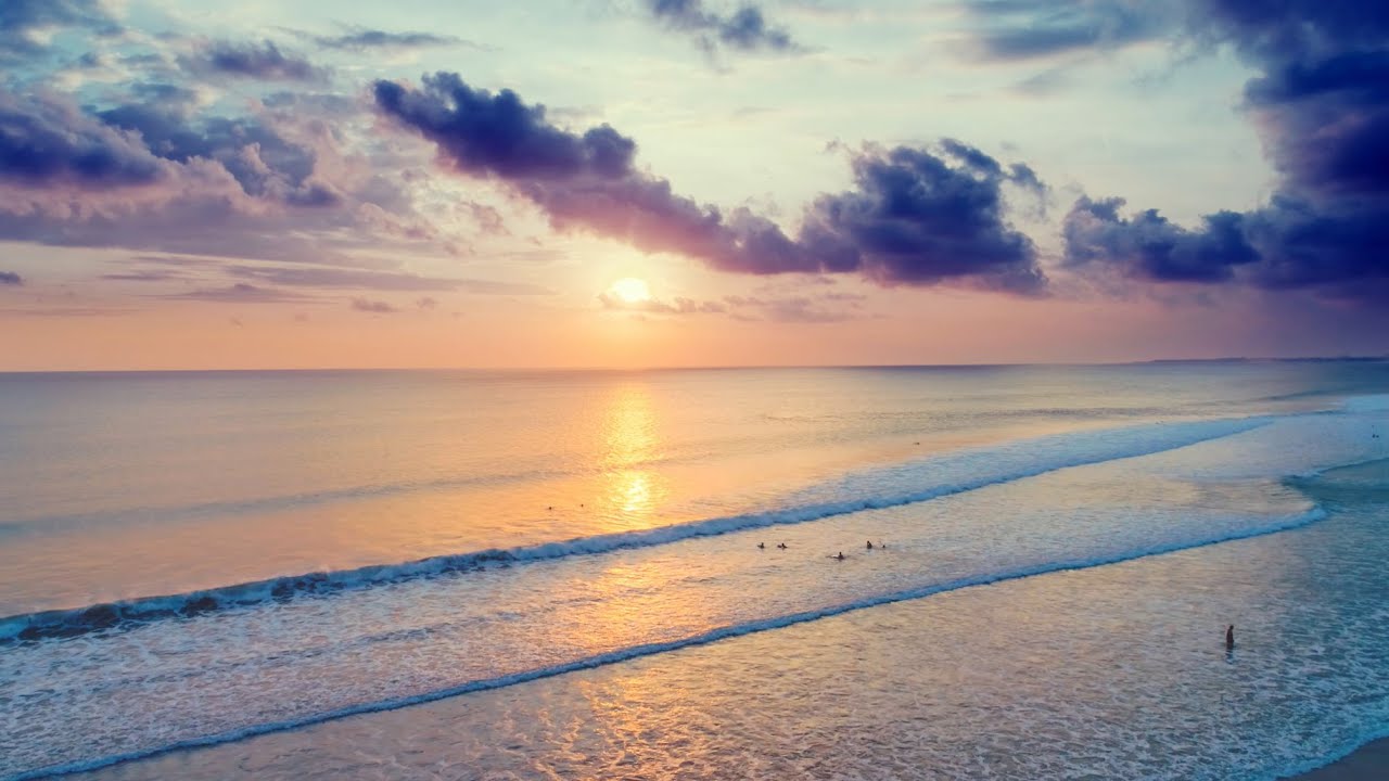 Beach Scenes with Relaxing Peaceful Piano and Guitar - YouTube