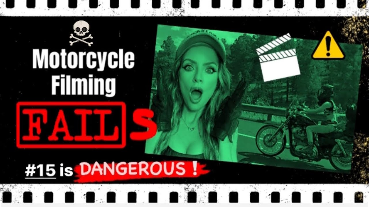 20 Motorcycle Filming Fails: #15 can be DEADLY! - YouTube