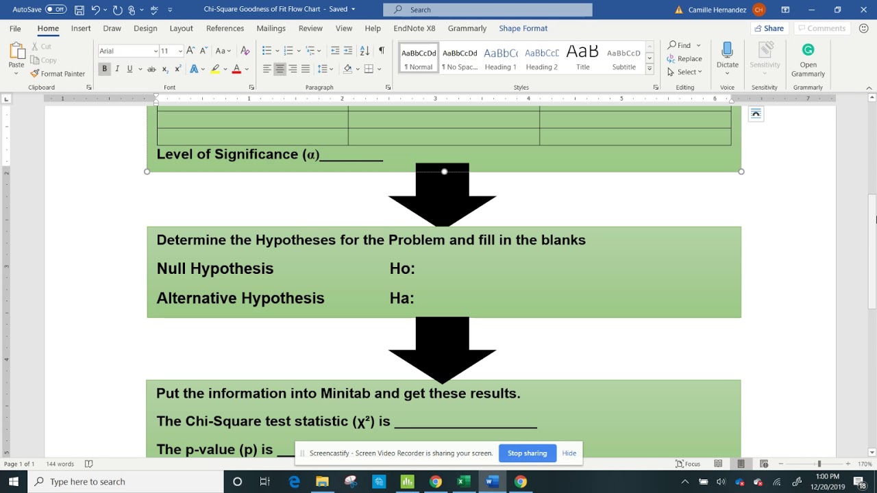 Flow Chart for Chi Squared GOF - YouTube