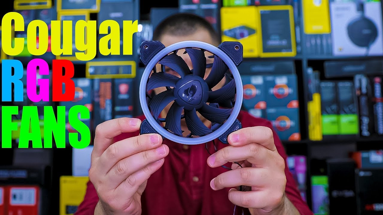 Cougar Vortex FCB TRASH!!! RGB FANS :( - YouTube