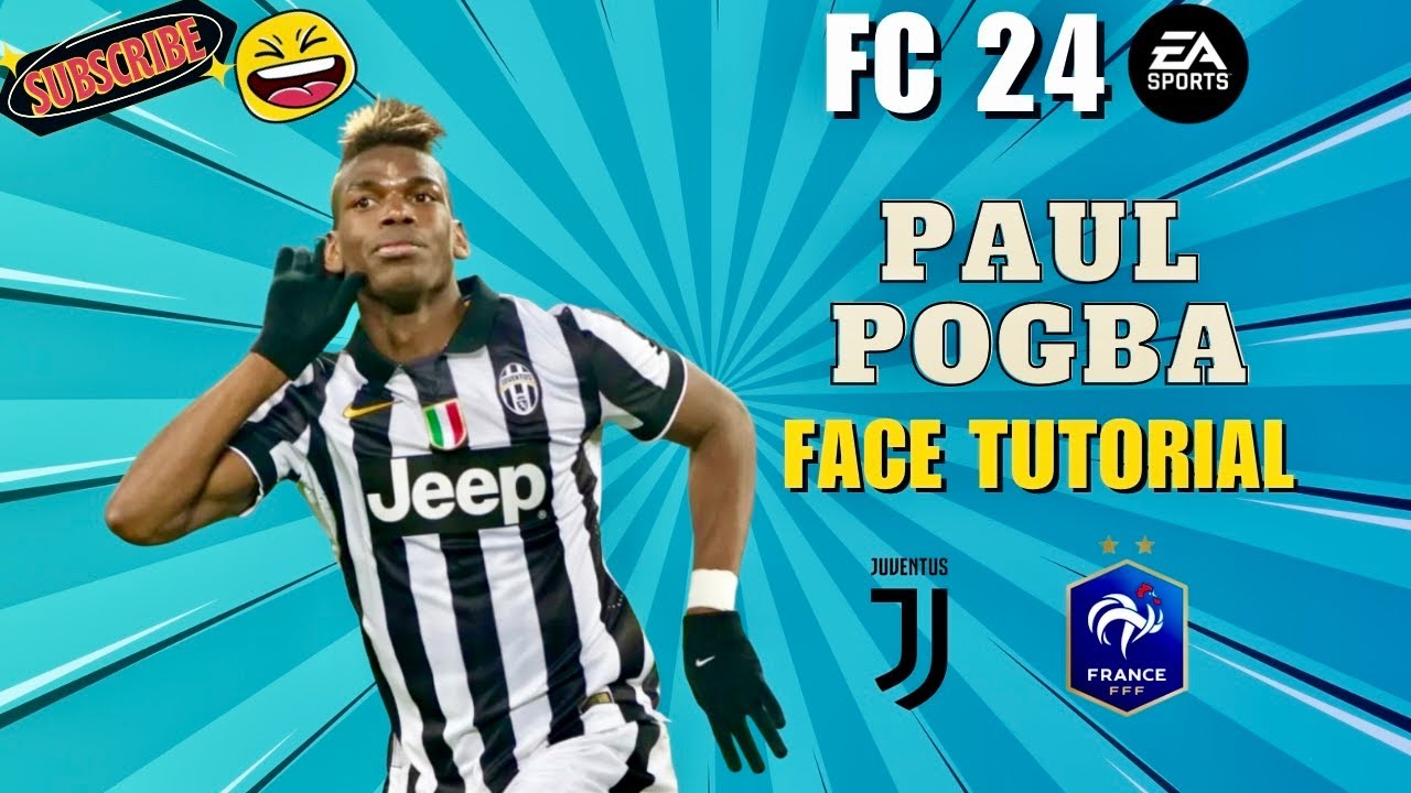 EA FC 24 PAUL POGBA - Pro Clubs Career Mode LOOKALIKE Face Creation ...
