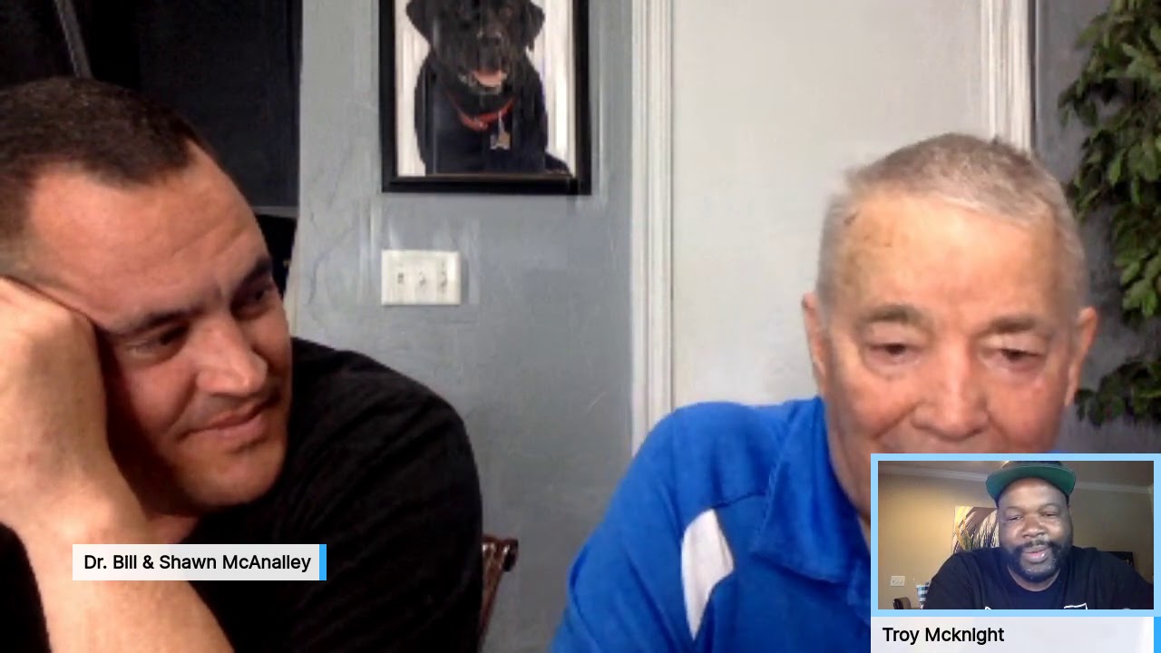 Troy McKnight Having a Talk With His Friends Dr. Bill McAnalley And ...