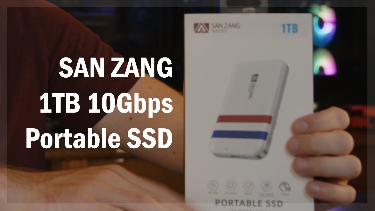San Zang Portable 1TB SSD Fusion 10G Review and Unboxing - YouTube