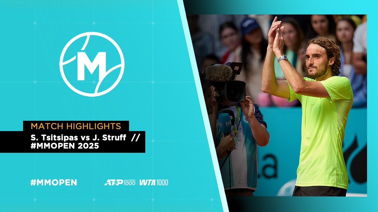 S. Tsitsipas vs J. Struff // #MMOPEN 2025 - YouTube