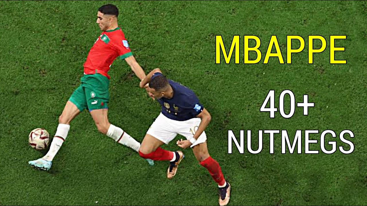 Kylian Mbappe 40+ Crazy Nutmegs - YouTube