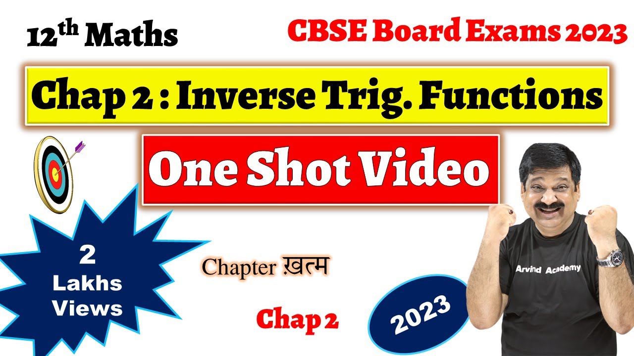 Inverse Trigonometric functions one shot video, NCERT Class 12 Maths ...