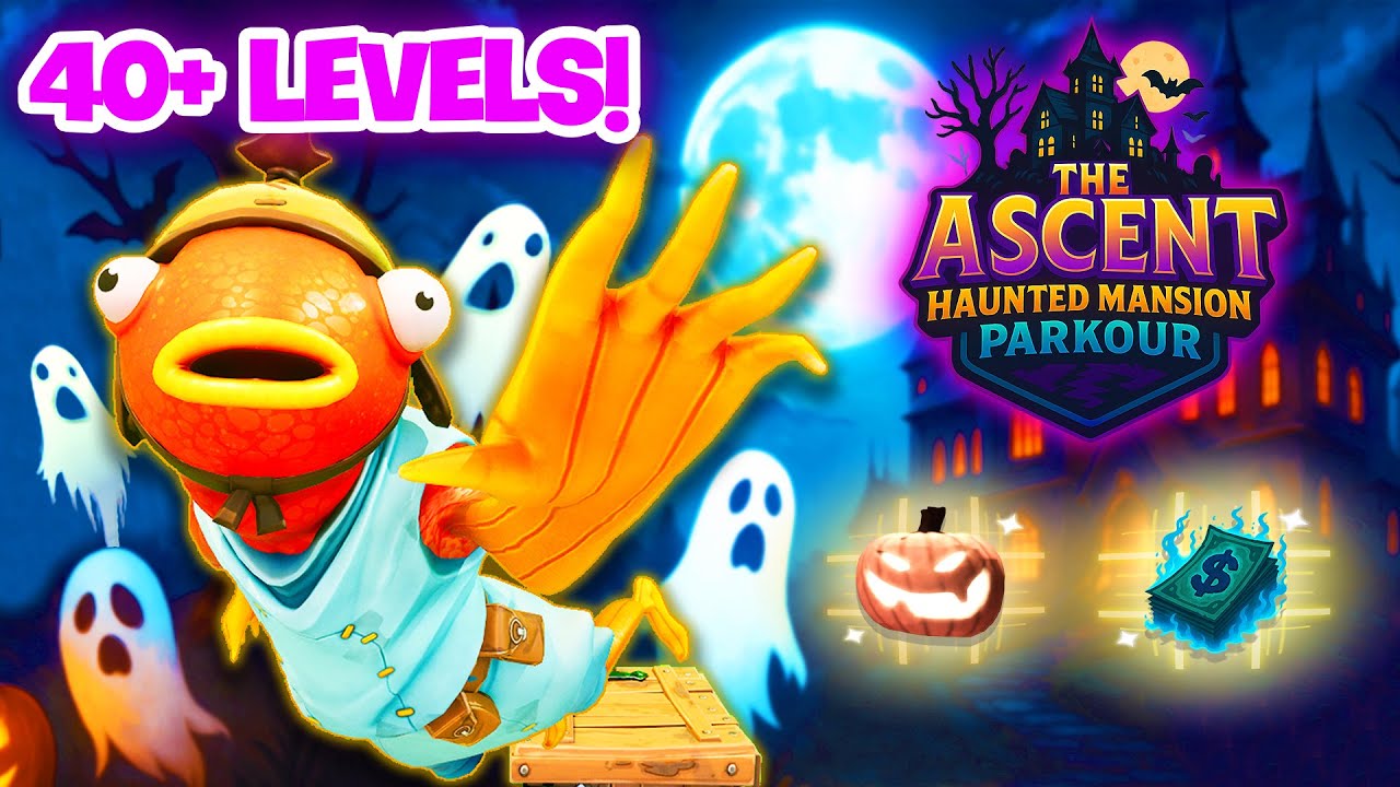 Fortnite UEFN: The Ascent Haunted House Parkour 🎃 (Official Trailer ...