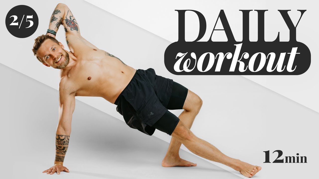 Daily Workout - 12 min YOGA HIIT - DAY 2 - YouTube