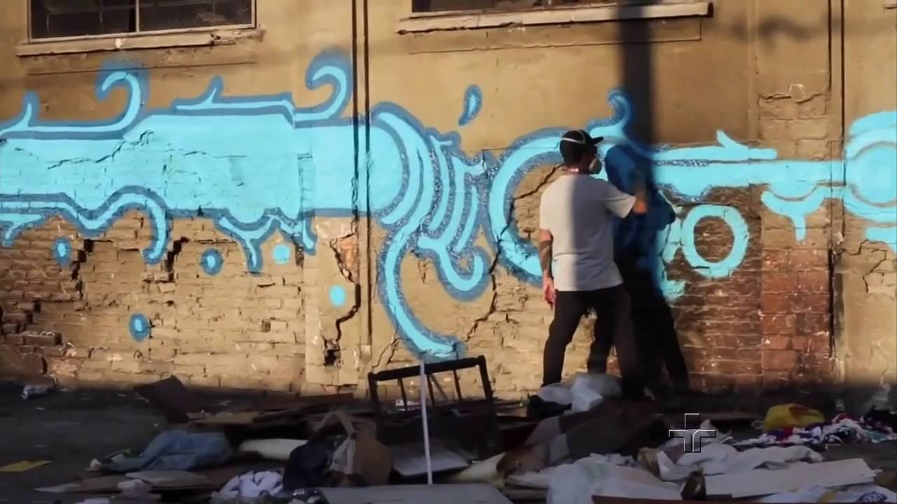 Metrópolis: O grafite de Zezão - YouTube