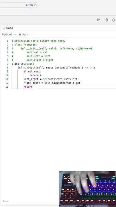 Leetcode 104 Maximum Depth Of Binary Tree Coding Python 