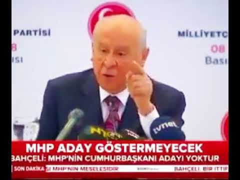 DEVLET BAHÇELİ: 2019 Başkan Adayımız Recep Tayyip Erdoğan'dır!
