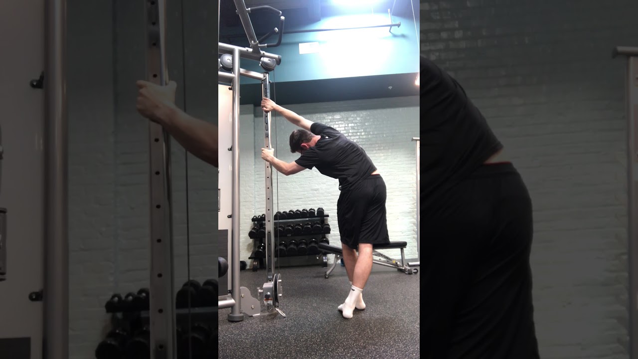 Lean Away Lateral Line Stretch - YouTube