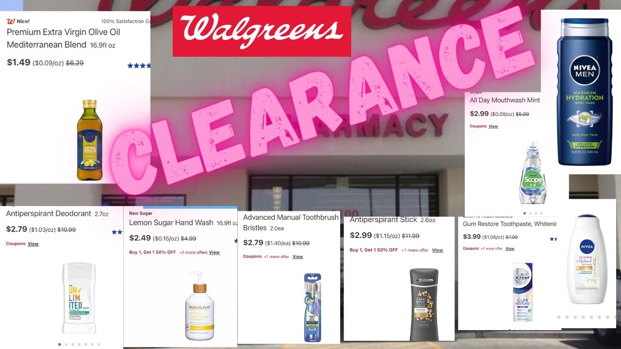 WALGREENS CLEARANCE FINDS - YouTube