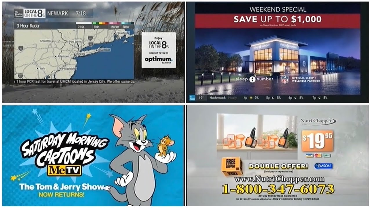 The Weather Channel and MeTV (WJLP) Commercial Breaks (January 8, 2022 ...