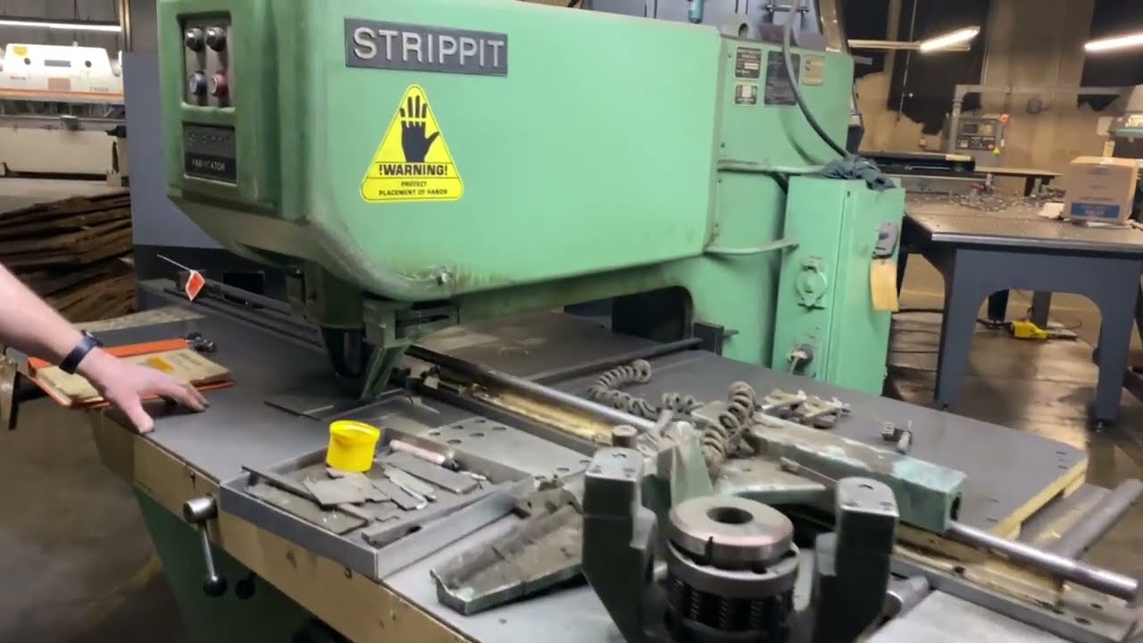 Strippit Fabricator Super 30/30 Hole Punch and Notching Machine - YouTube