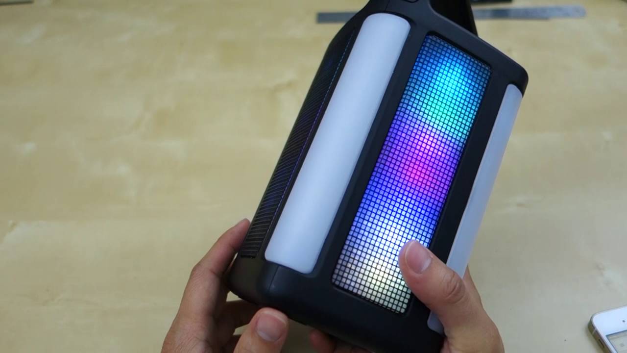 Cuboid Camping Bluetooth Speaker FM Radio, LED and Battery Bank REVIEW ...