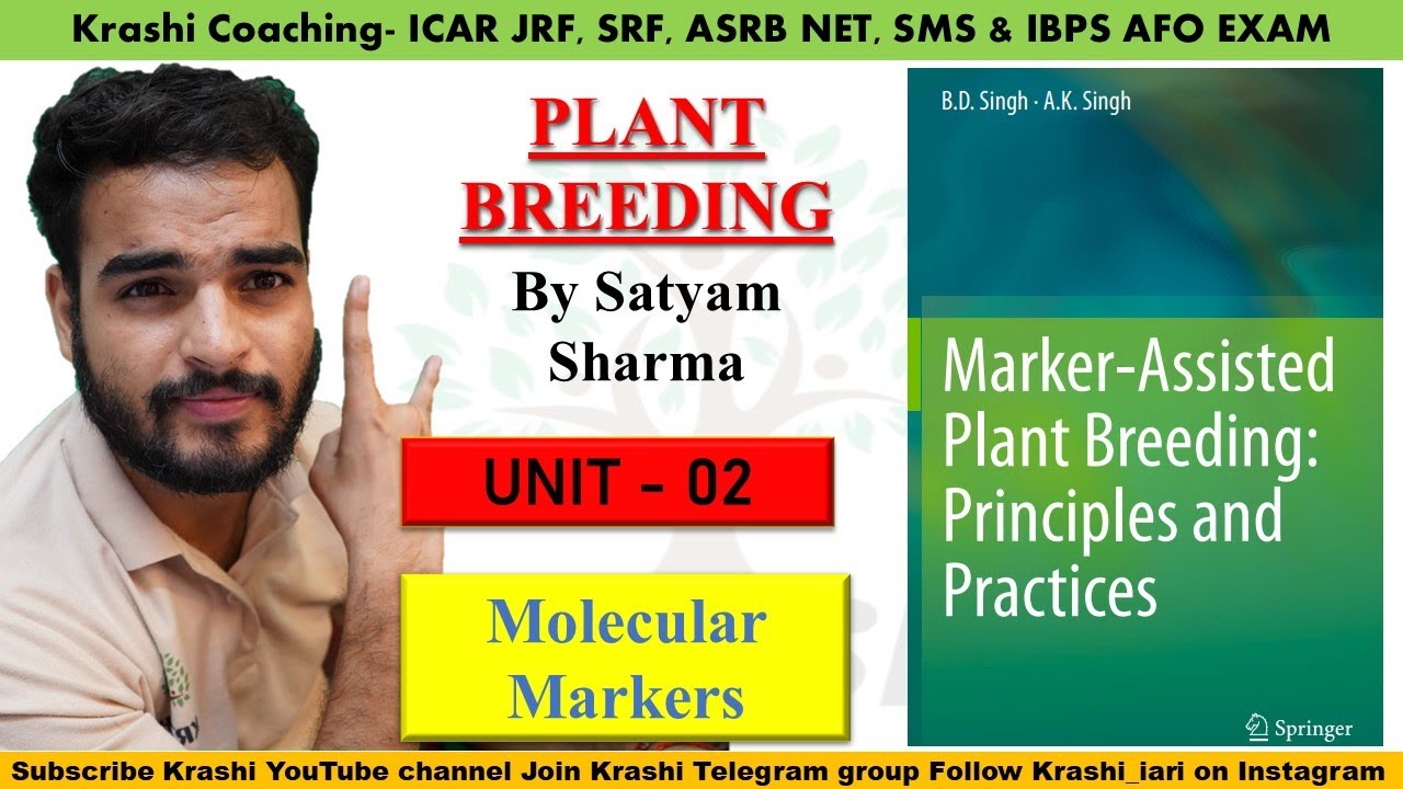 UNIT-2 MARKER ASSISTED SELECTION MCQs | ICAR JRF, SRF, PG, ASRB NET ...