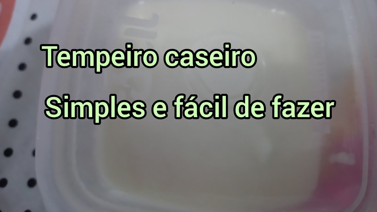 Como Fazer Um Tempeiro Pra Carne .Feijão Legumes Arroz Pra Tudo Tempero ...