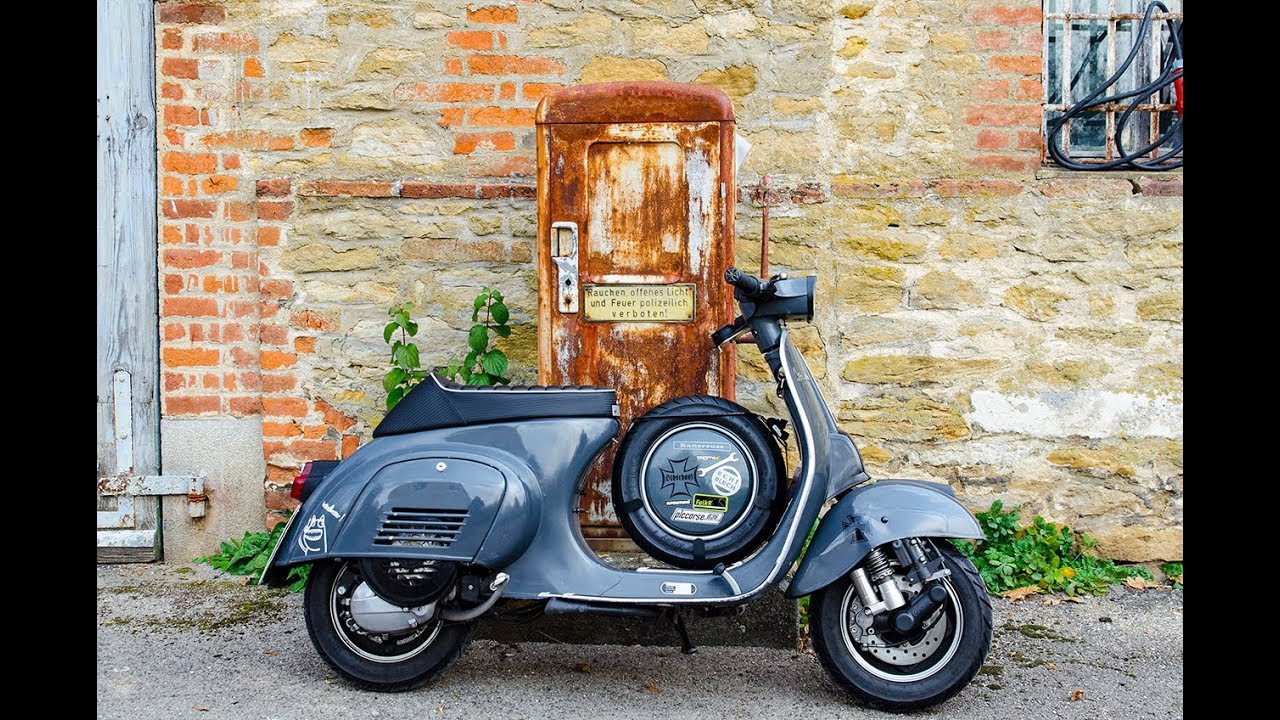 Kurzer erster Test mit Setup 2019 / Vespa Spezial 50 - YouTube