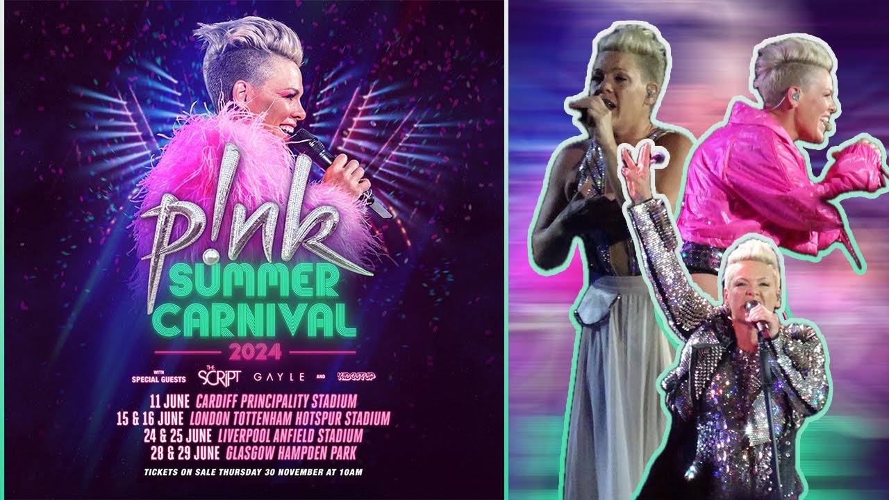 Highlights from P!nk: Summer Carnival Tour 2024 @ Cardiff Principality ...